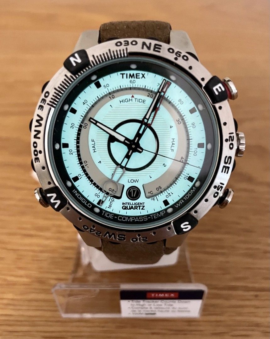 Timex Intelligent Quartz Tide Temp Compass Watch on Carousell