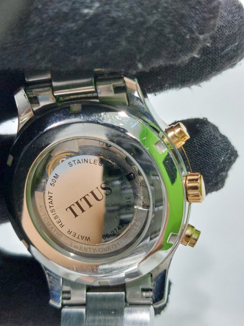 Titus automatic watch, Men's Fashion, Watches & Accessories, Watches on ...