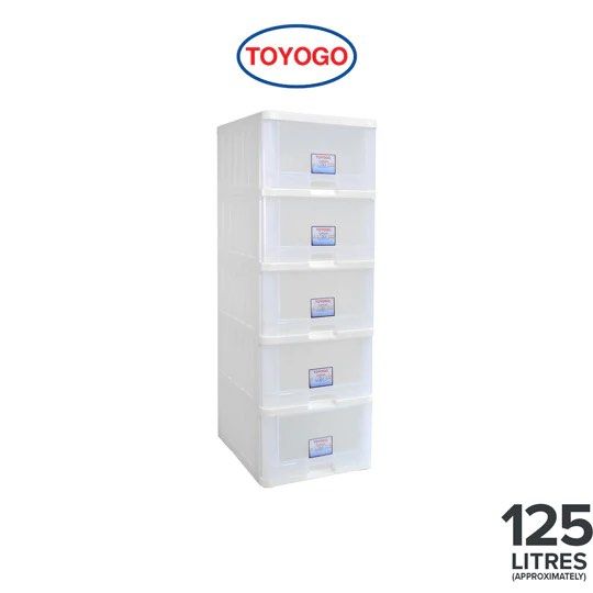 Toyogo 5 Tier Storage Drawers, Furniture & Home Living, Home ...