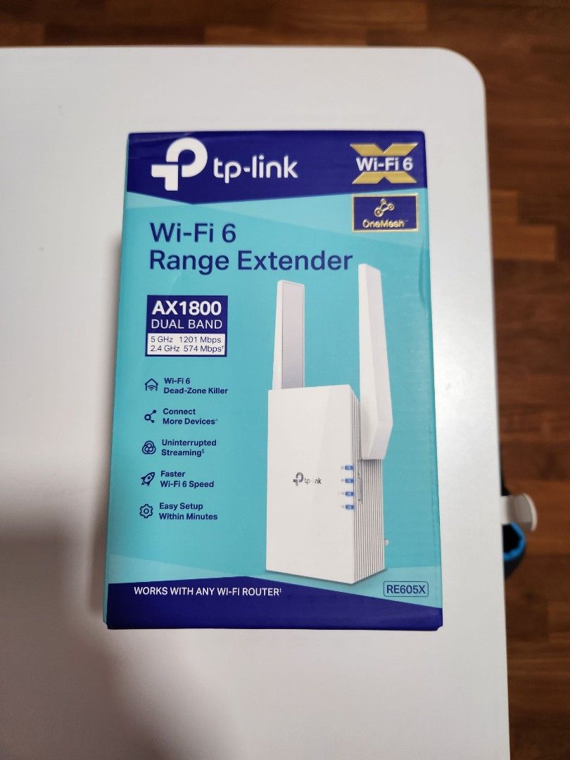 TP Link WiFi 6 Range extender Ax1800, Computers & Tech, Parts ...