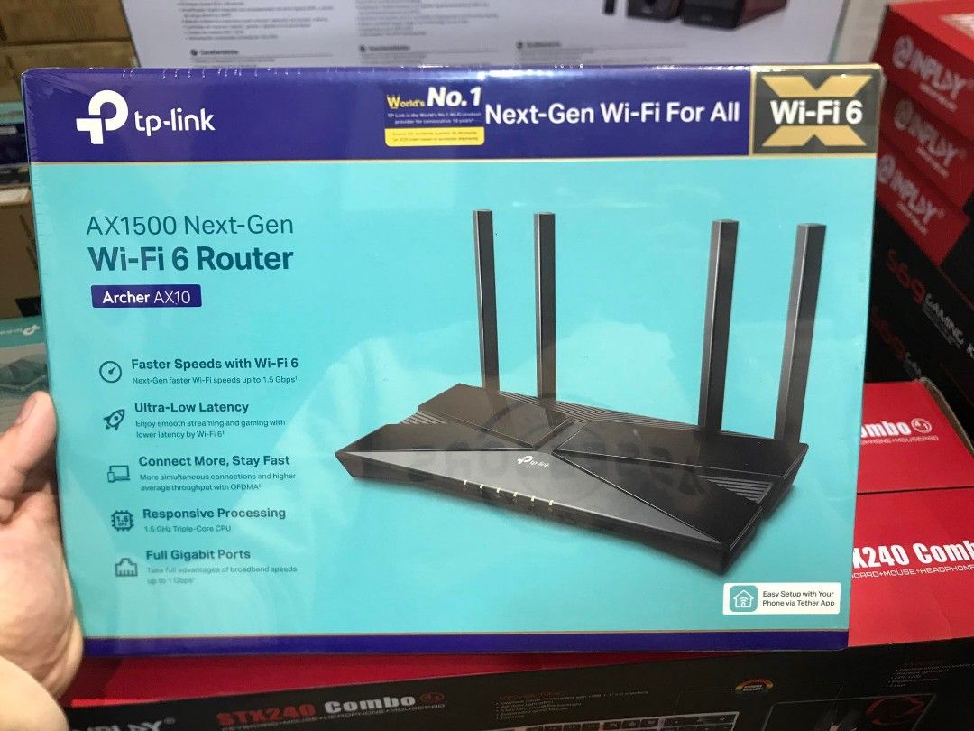TP-Link Archer AX10 AX1500 Next-Gen WiFi 6 Dual Band Router, Computers ...