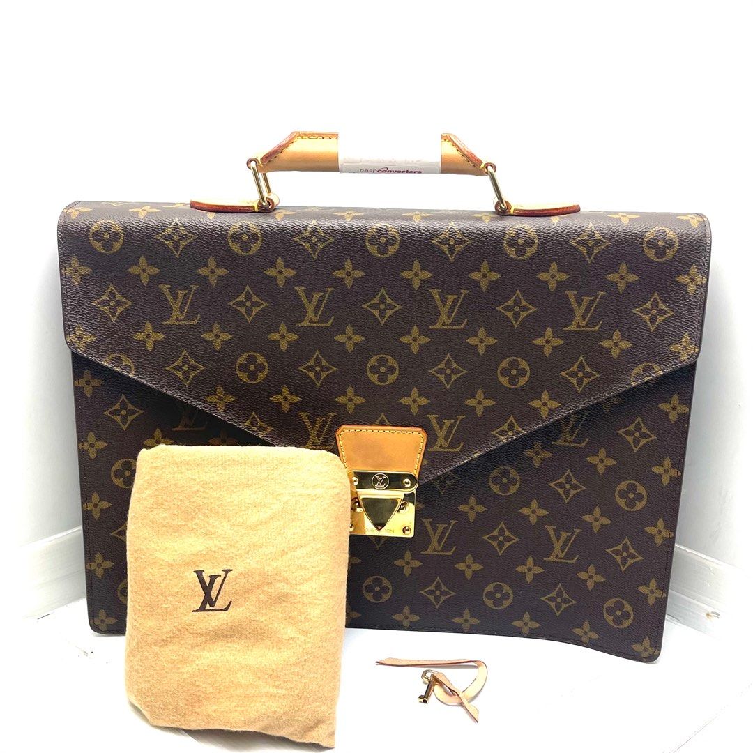 TP-LOUIS VUITTON Document Briefcase With Key, Men's Fashion, Bags ...