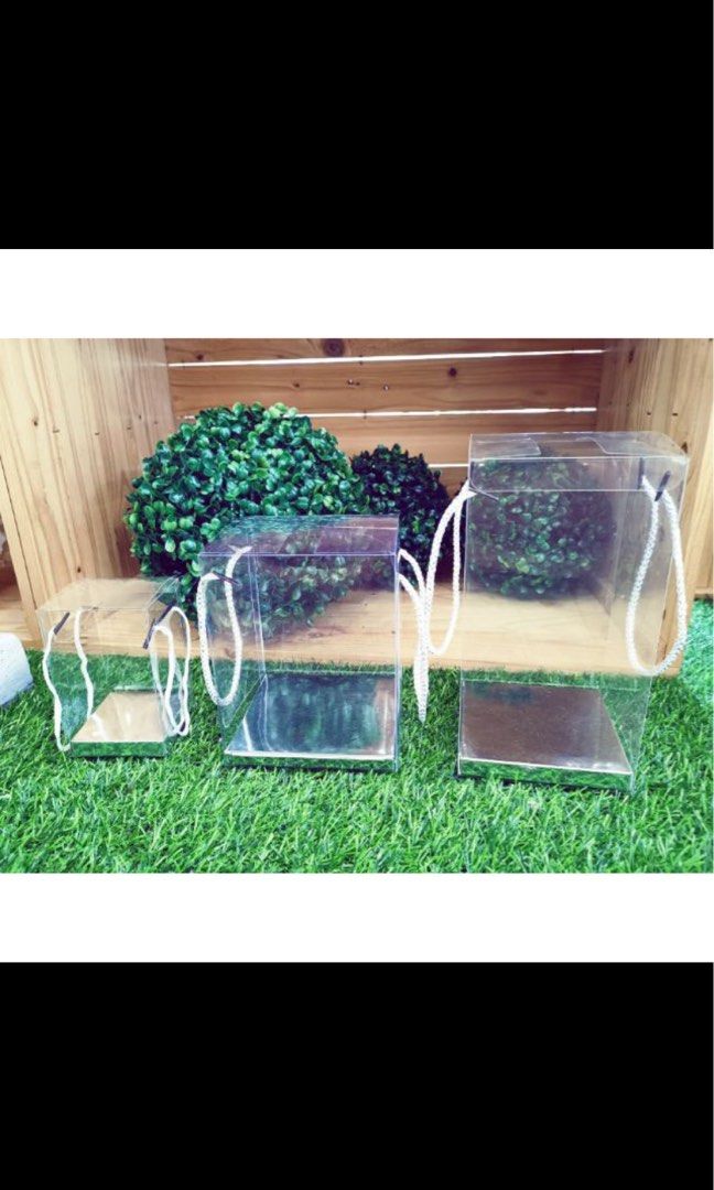 Transparent PVC Gift Box (10 PCS), Food & Drinks, Gift Baskets ...