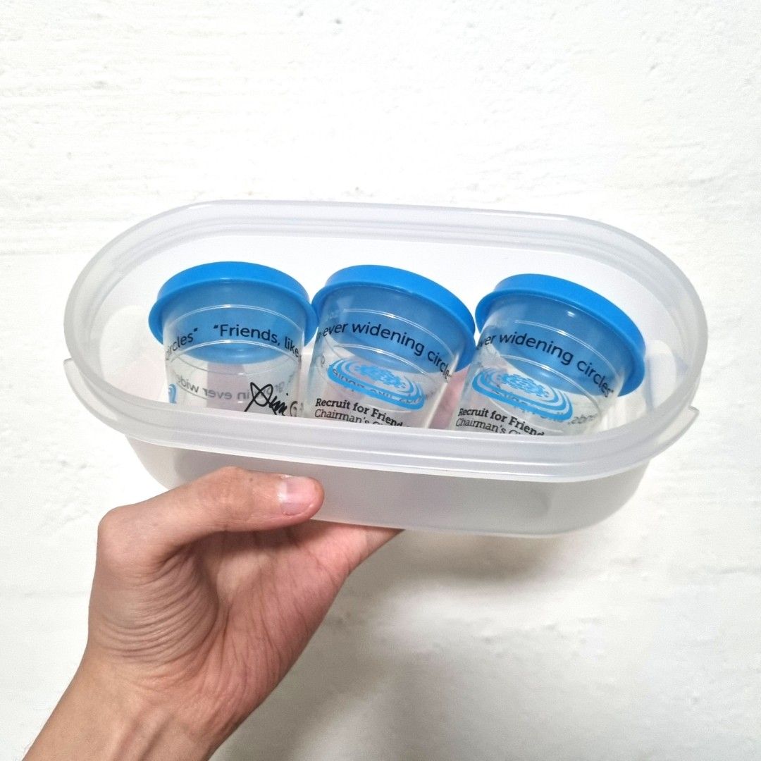 Tupperware 500 ml Modular Mate Oval Container and 60 ml Mini Round ...