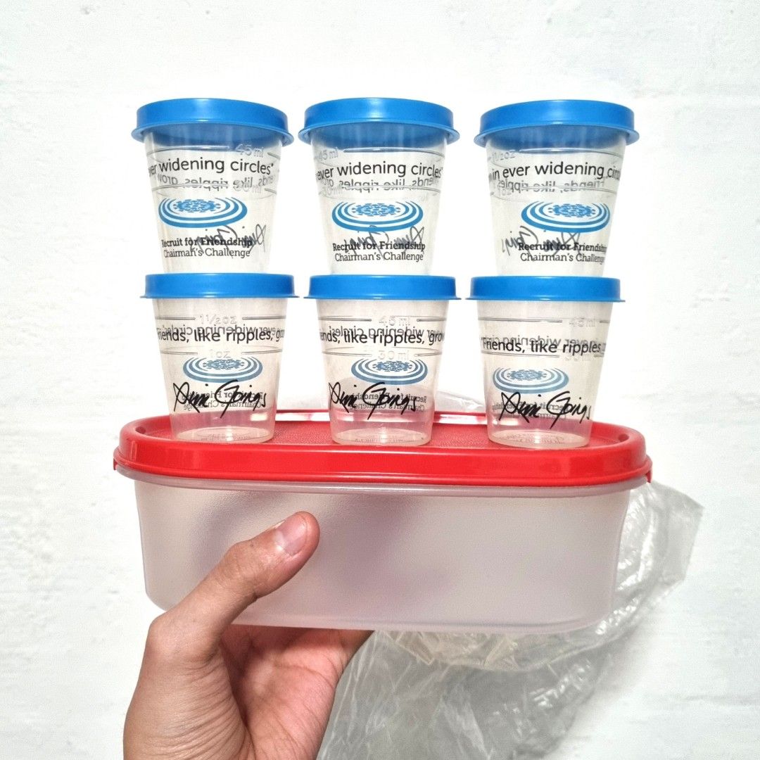 Tupperware 500 ml Modular Mate Oval Container and 60 ml Mini Round ...
