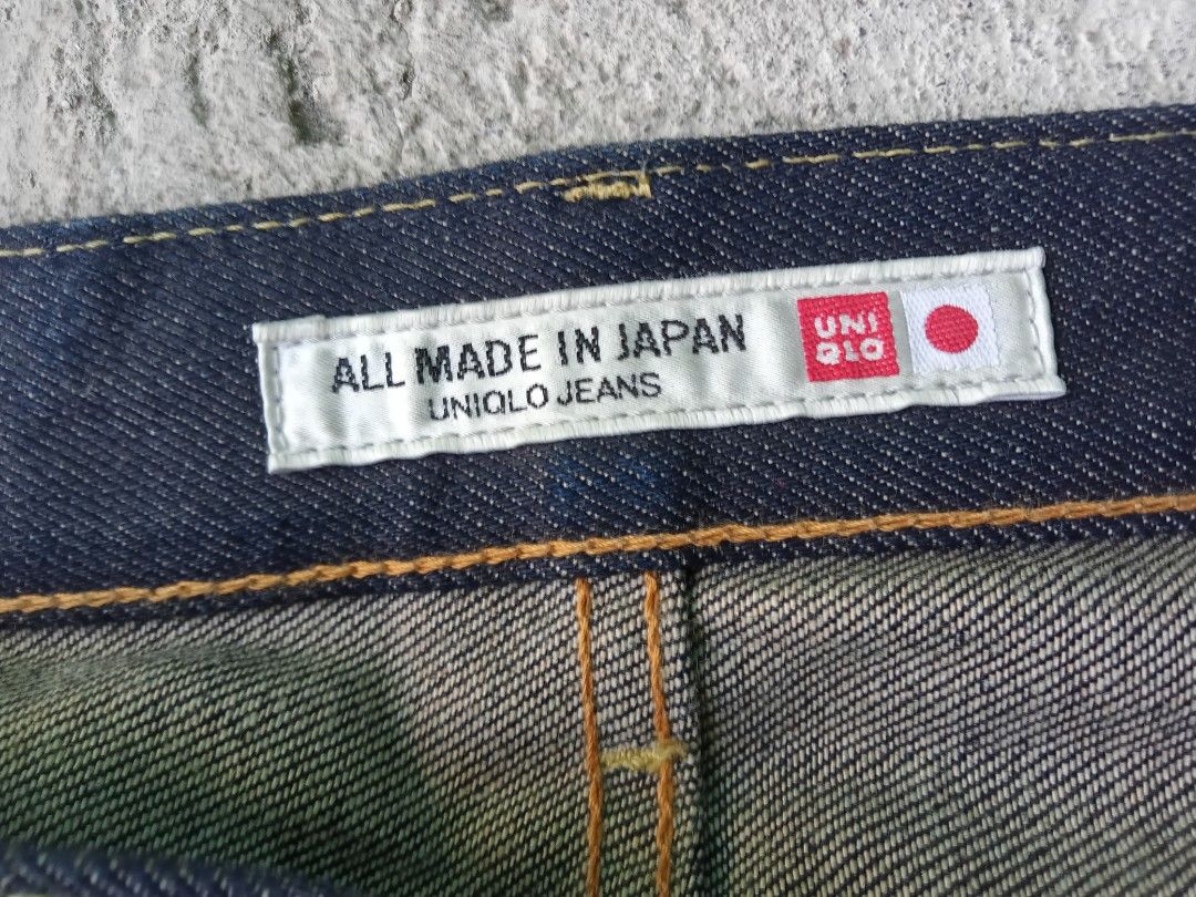 Uniqlo Japan selvedge, Men's Fashion, Bottoms, Jeans on Carousell