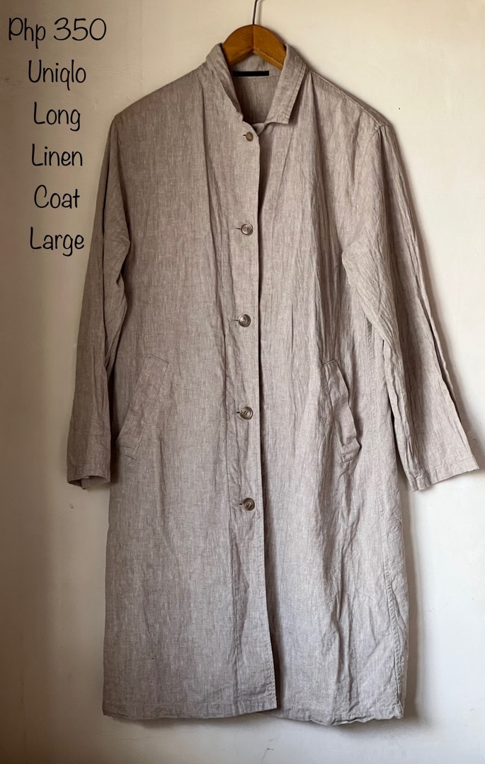 Uniqlo Linen Long Top, Women's Fashion, Dresses & Sets, Dresses on ...