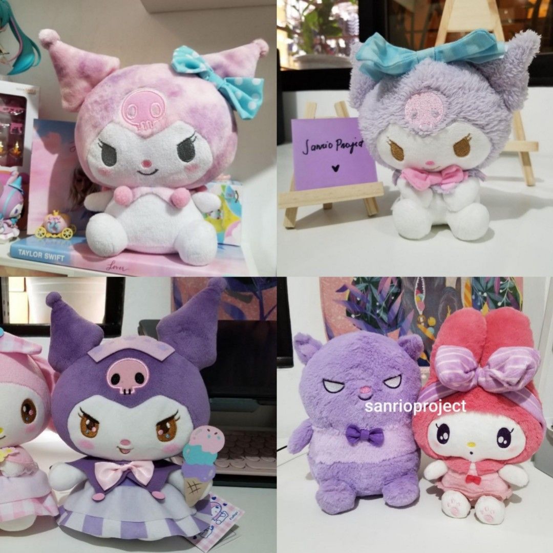Sanrio Kuromi, My Melody, Baku mascot plush doll, Hobbies & Toys, Toys & Games on Carousell