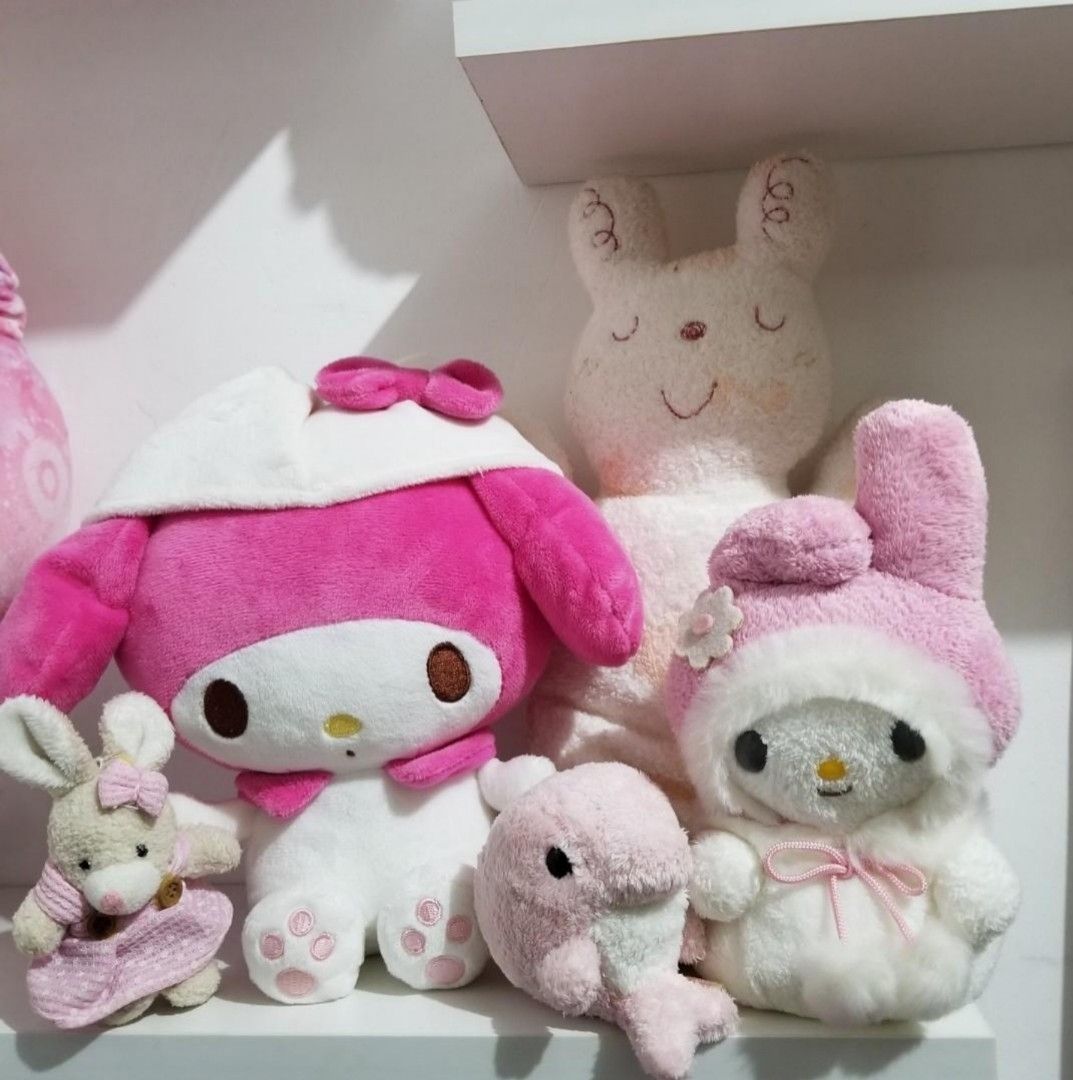 Sanrio Kuromi, My Melody, Baku mascot plush doll, Hobbies & Toys, Toys & Games on Carousell