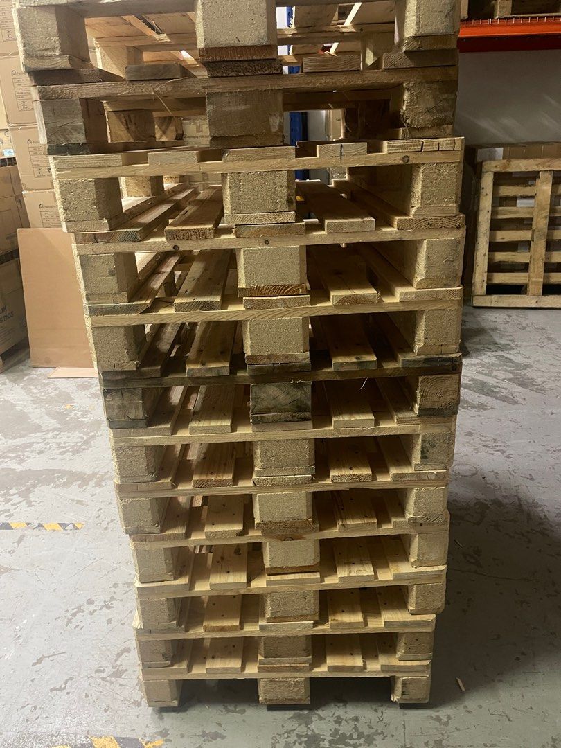 Used strong and durable pallets for sale, Furniture & Home Living, Home ...
