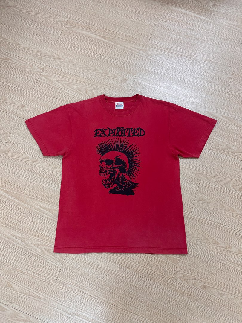 Vintage The Exploited Band Tee, Men's Fashion, Tops & Sets, Tshirts ...
