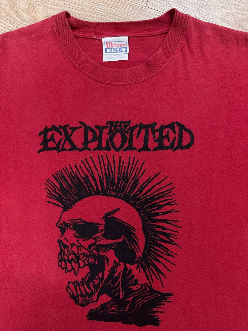 Vintage The Exploited Band Tee, Men's Fashion, Tops & Sets, Tshirts ...