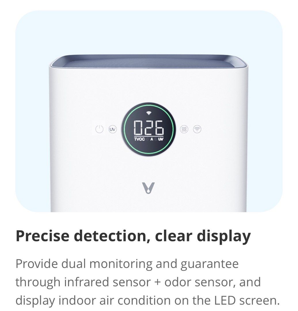 Viomi Air purifier pro, TV & Home Appliances, Air Purifiers ...