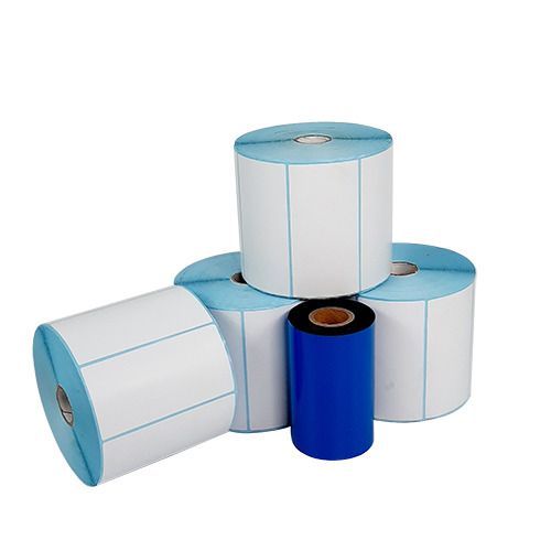 Waterproof Barcode Labels 4x2 With Ribbon on Carousell