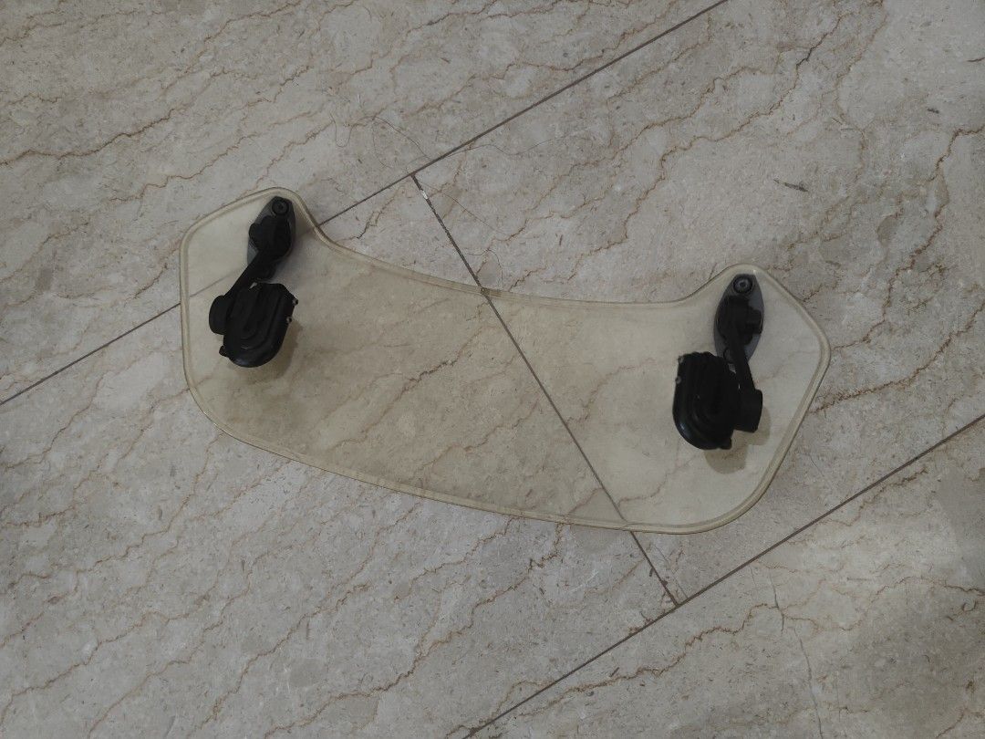 wind deflection shield clear and smoke, Motorcycles, Motorcycle ...