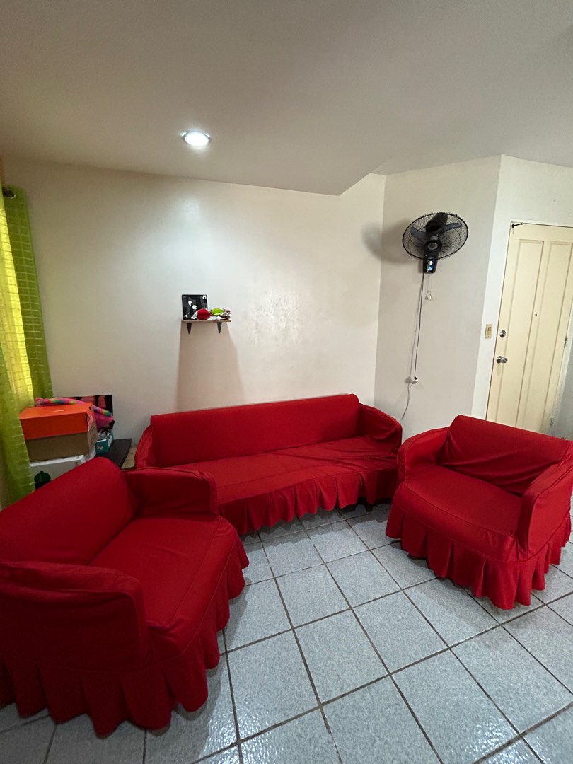 Wood Sala set, Furniture & Home Living, Furniture, Sofas on Carousell