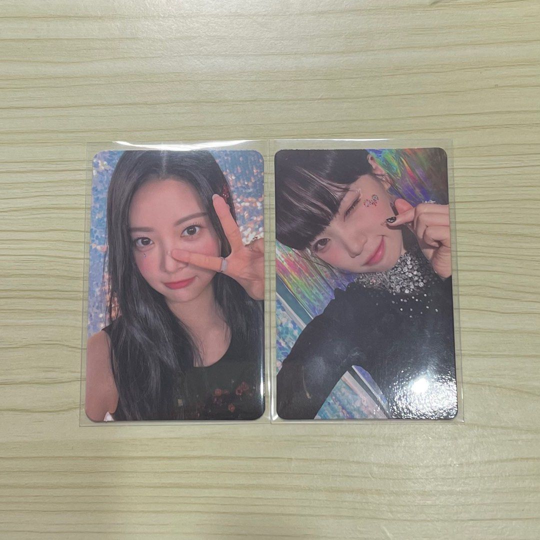 wts/lfb lesserafim antifragile eunchae chaewon iridescent opal album pc ...