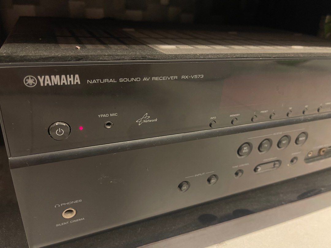 Yamaha AV Receiver RX-V573, Audio, Soundbars, Speakers & Amplifiers on ...
