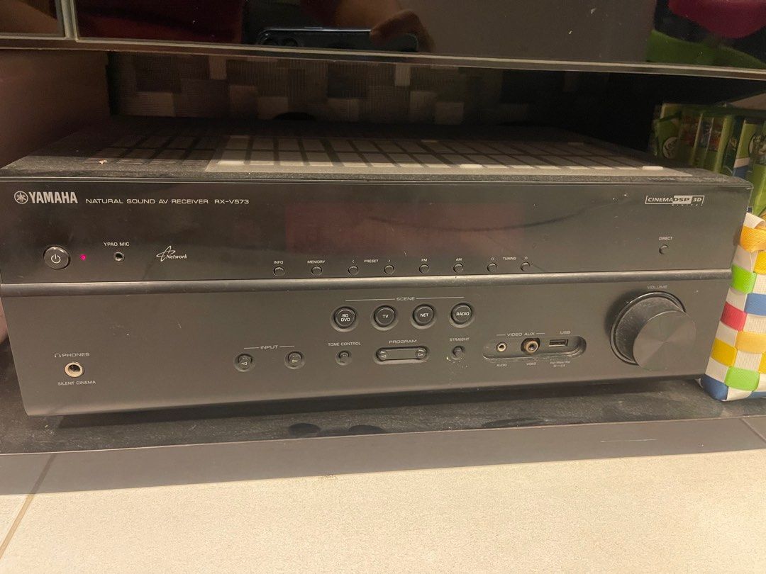 Yamaha AV Receiver RX-V573, Audio, Soundbars, Speakers & Amplifiers on ...