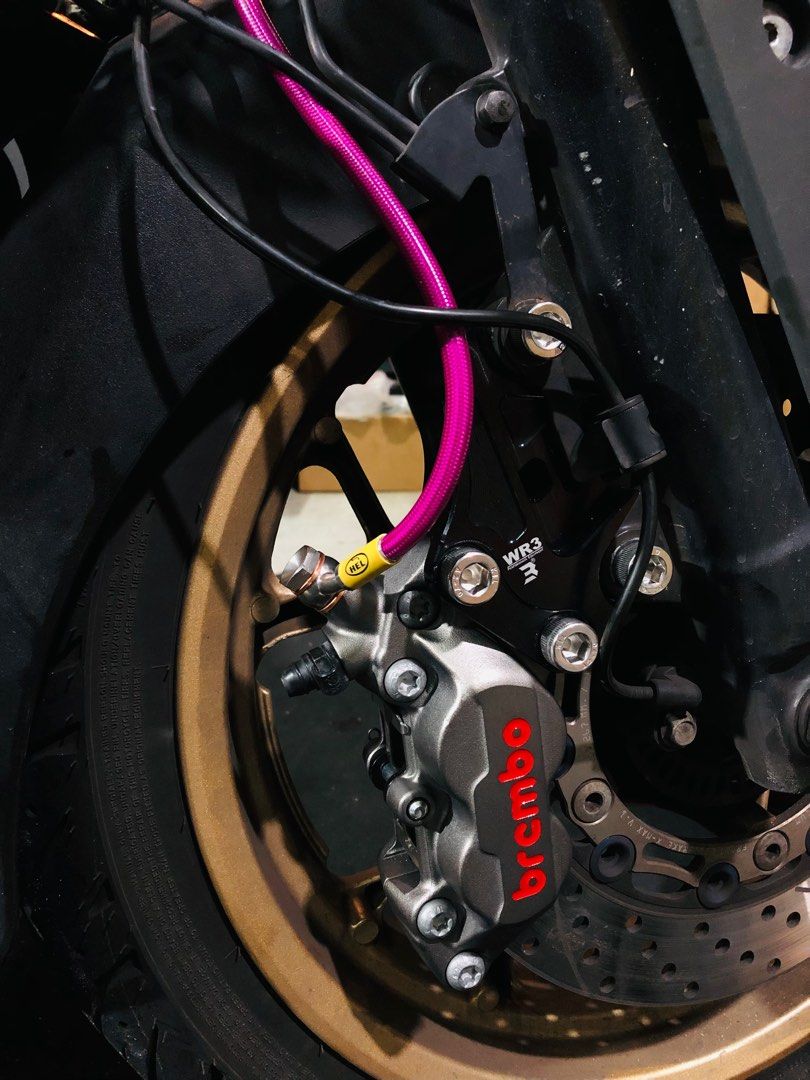 Yamaha Xmax 300 Brembo x HEL Full Package, Motorcycles, Motorcycle ...