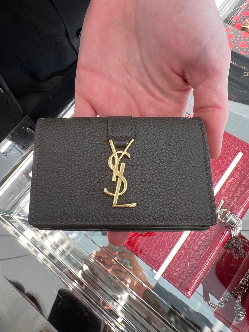 YSL Trifold Wallet, Luxury, Bags & Wallets on Carousell