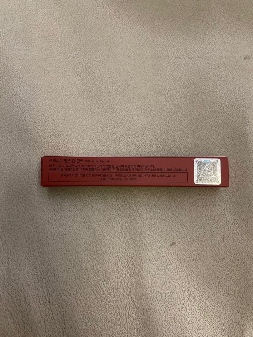 3CE Velvet Lip Tint - Think Again, Beauty & Personal Care, Face, Makeup ...