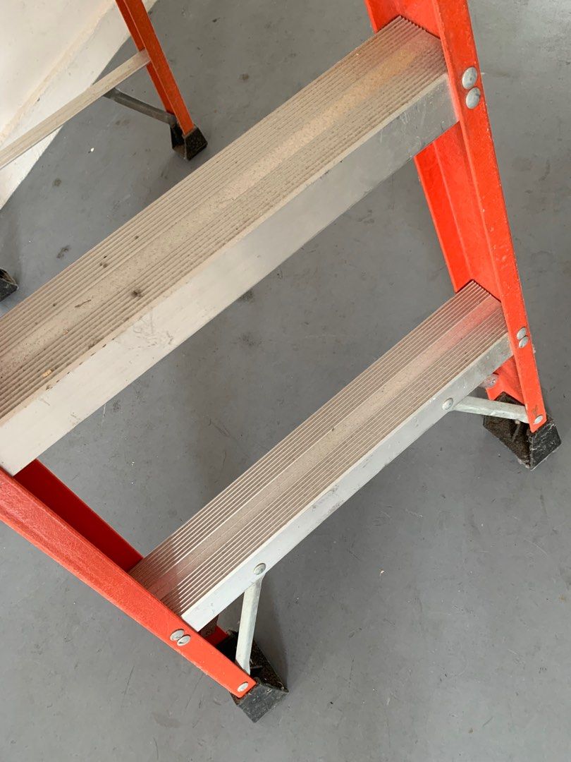 6 step fibre glass ladder 1.8m tall, Furniture & Home Living, Home ...