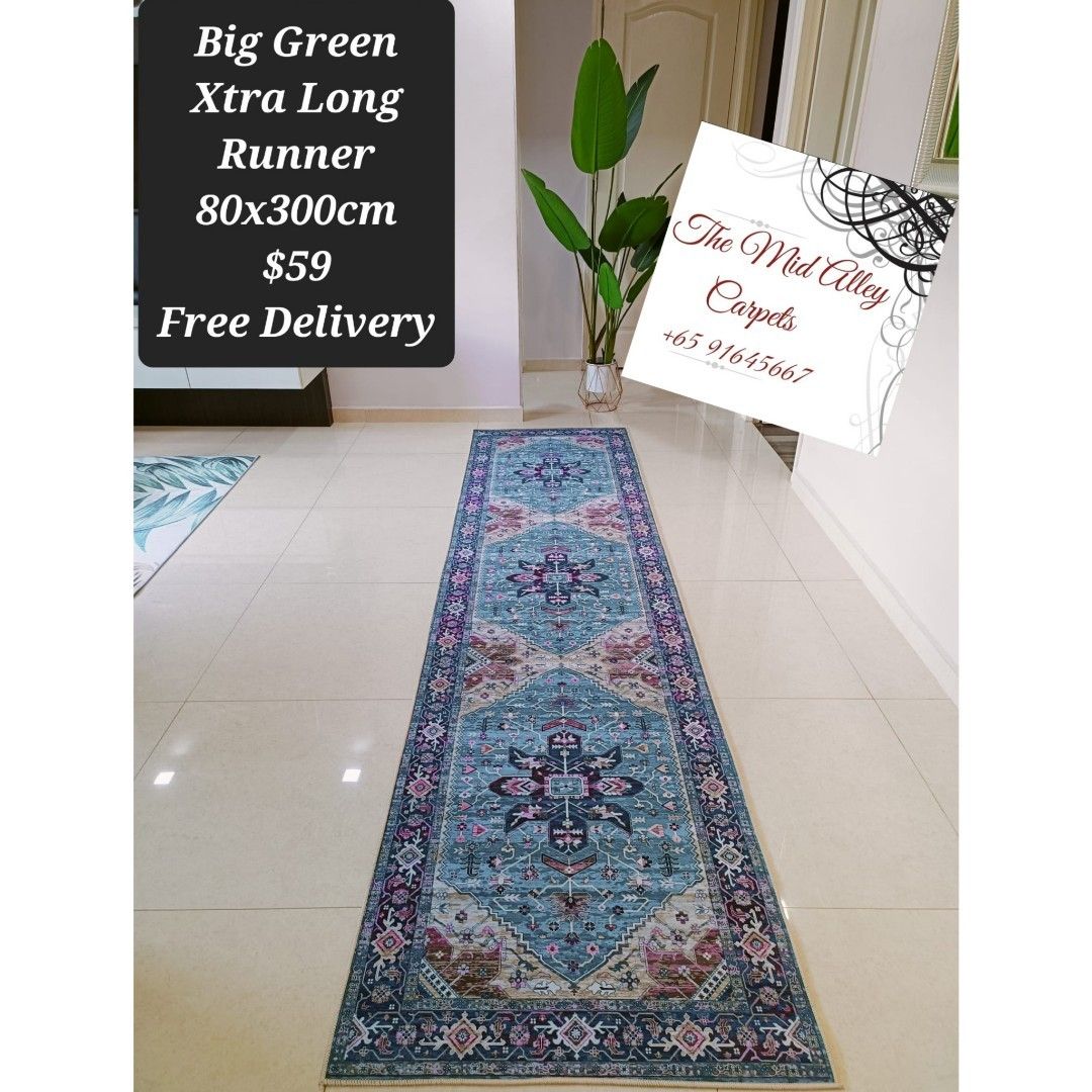 80x300cm Xtra Long Carpet Runner - Free Delivery - Scroll to see ...