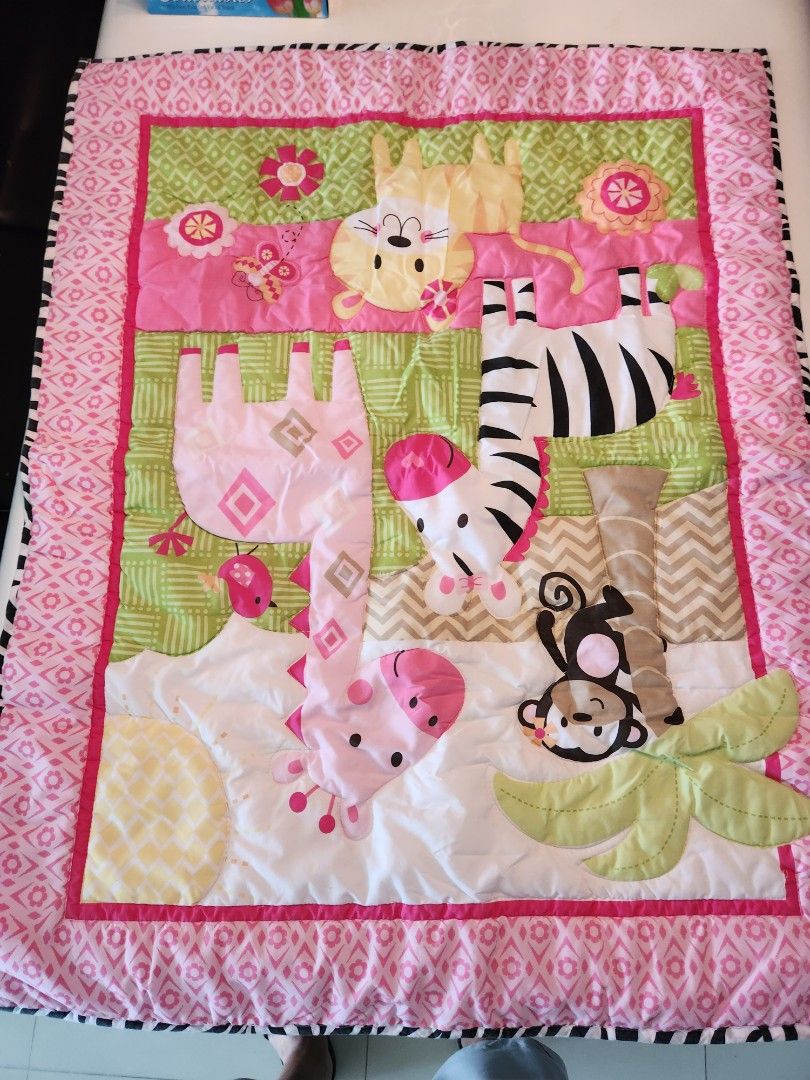 9 PC baby cot Beeding set (Used once), Babies & Kids, Baby Nursery ...