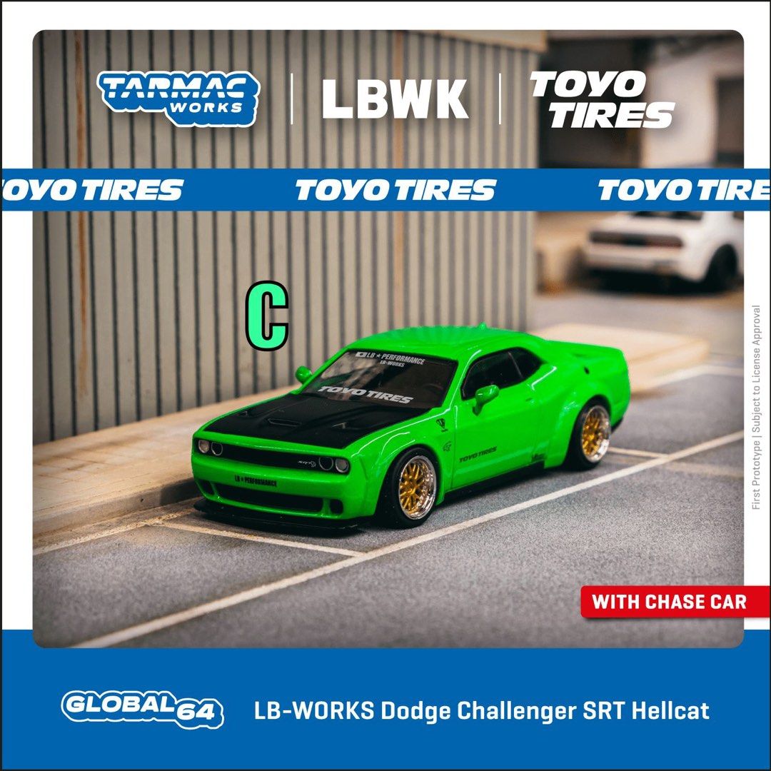 預訂 pre-order**** Tarmac Works Toyota Mark II Pagani Imola LBWK Dodge ...