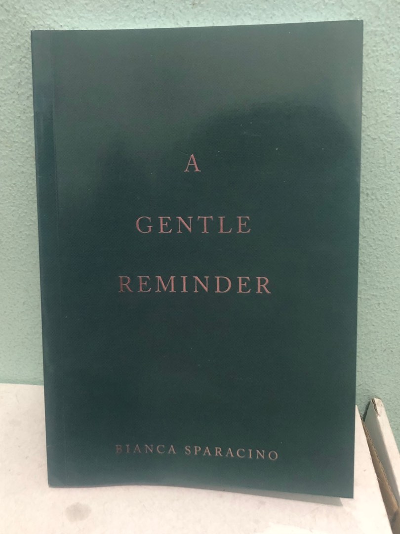 A gentle reminder book on Carousell