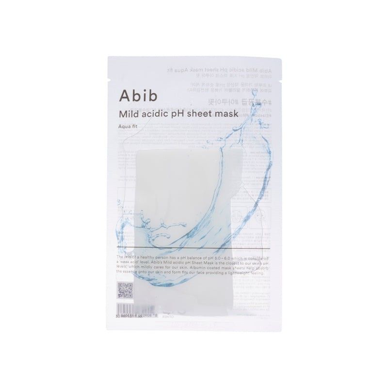 ABIB Mild Acidic pH Sheet Mask Aqua Fit, Beauty & Personal Care, Face, Face Care on Carousell