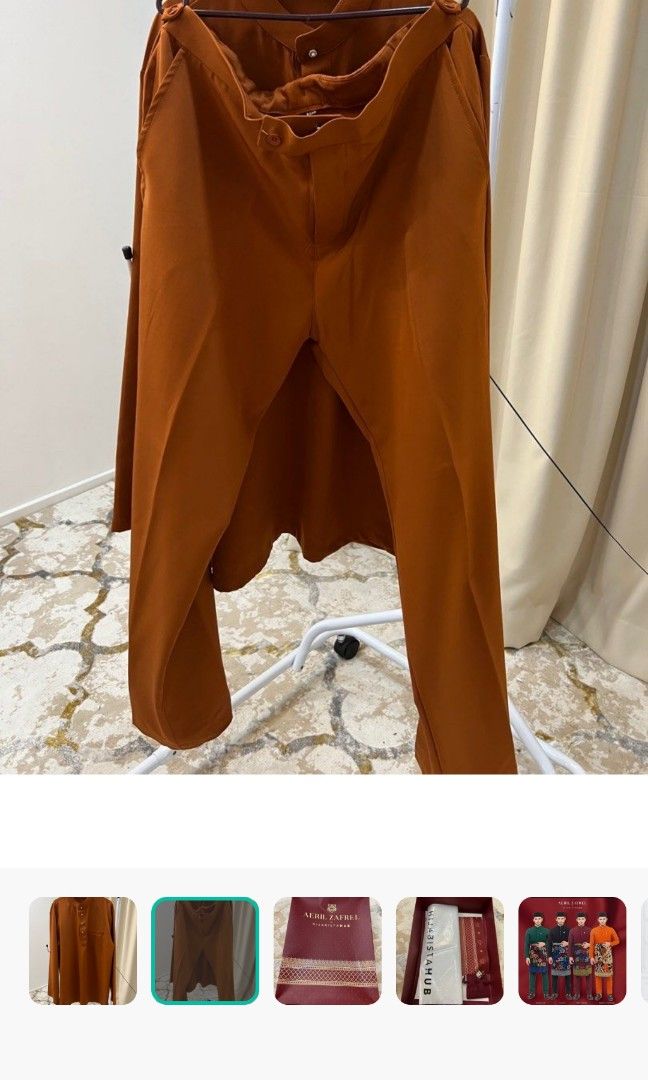 Aeril Zafril, Men's Fashion, Muslim Wear, Baju Melayu on Carousell