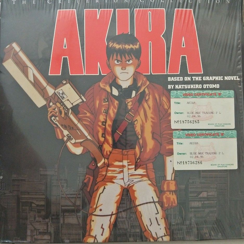 Akira By Katsuhiro Otomo. The Criterion Collection Laserdisc. Tim ...