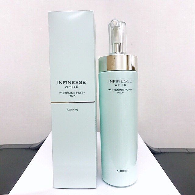 ALBION INFINESSE WHITE WHITENING PUMP MILK W, Beauty & Personal Care ...