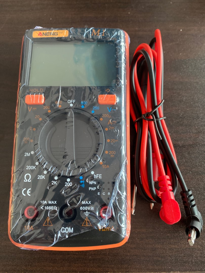 ANENG M1 Handheld Digital Multimeter LCD Backlight High Precision AC/DC ...