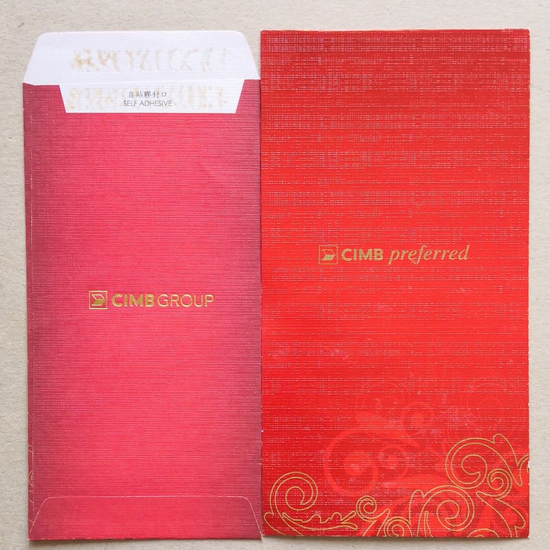 Ang Pow Packets - 2013 CIMB & CIMB Preferred, Hobbies & Toys ...