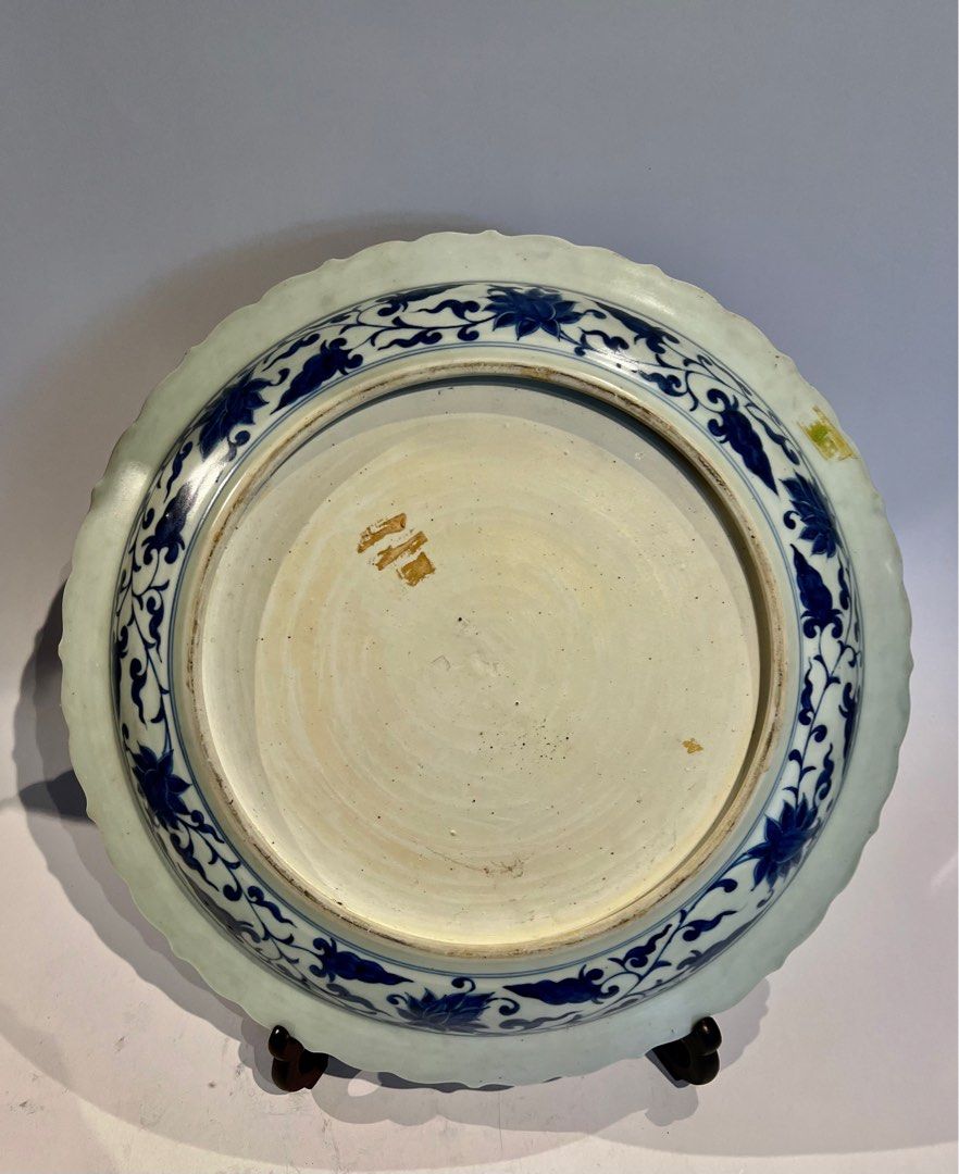 Antique Vintage Qing Hua Plate, Hobbies & Toys, Memorabilia ...