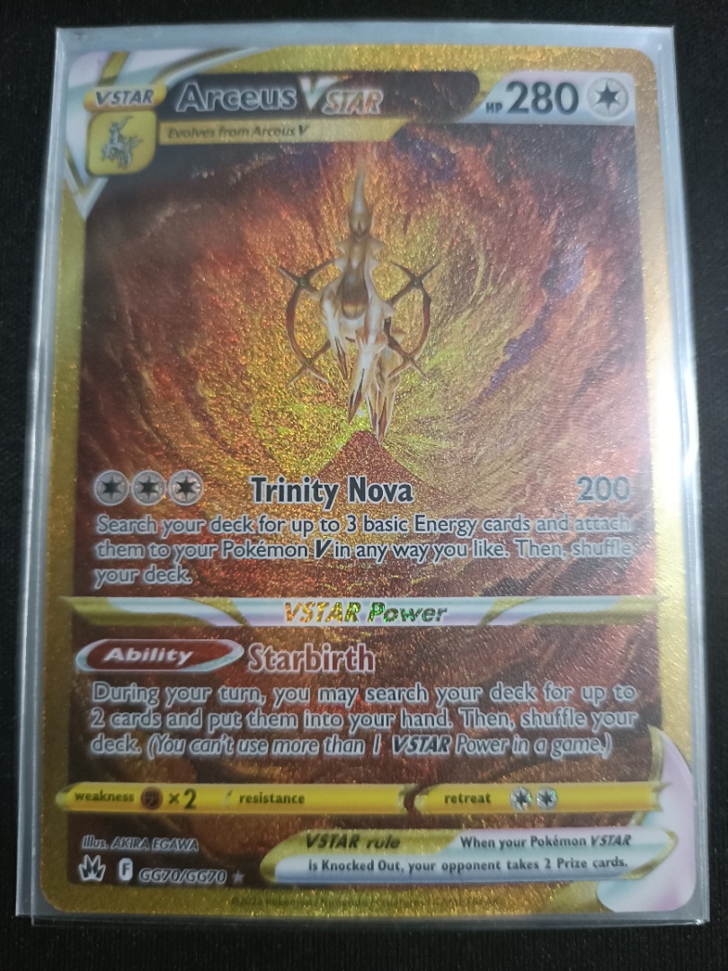 Arceus V Star Secret Rare, Hobbies & Toys, Toys & Games on Carousell
