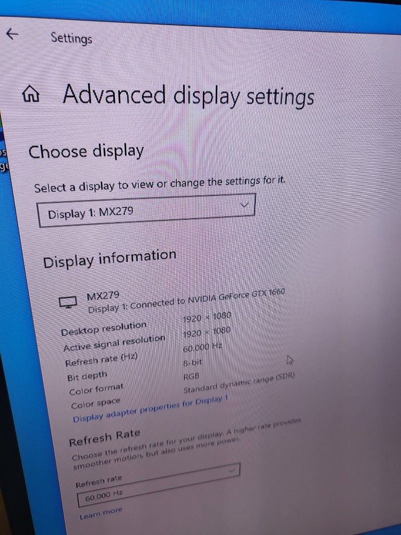 Asus MX279, Computers & Tech, Parts & Accessories, Monitor Screens on ...