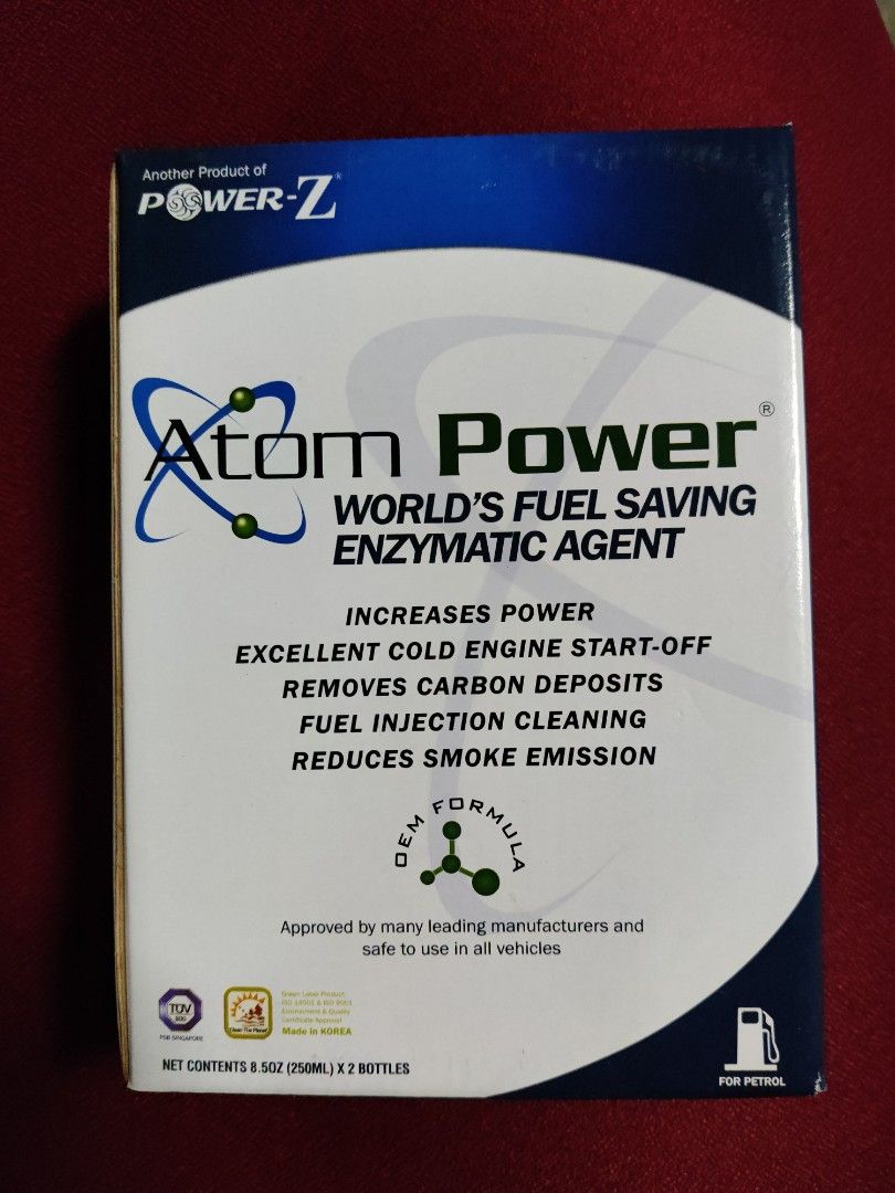 Atom Power Fuel Additive, Car Accessories, Accessories on Carousell