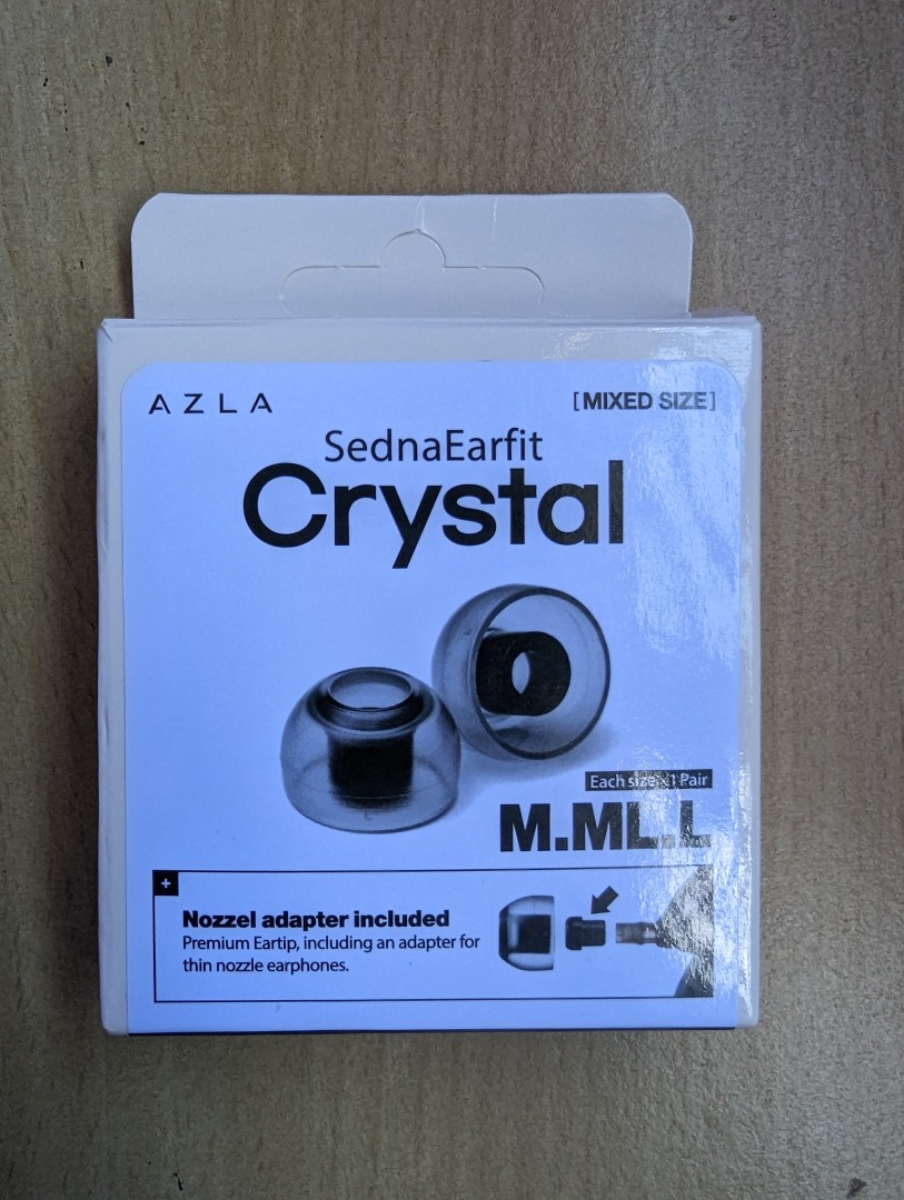 AZLA SednaEarfit Crystal Standard 1 Pair only (Size ML), Audio ...
