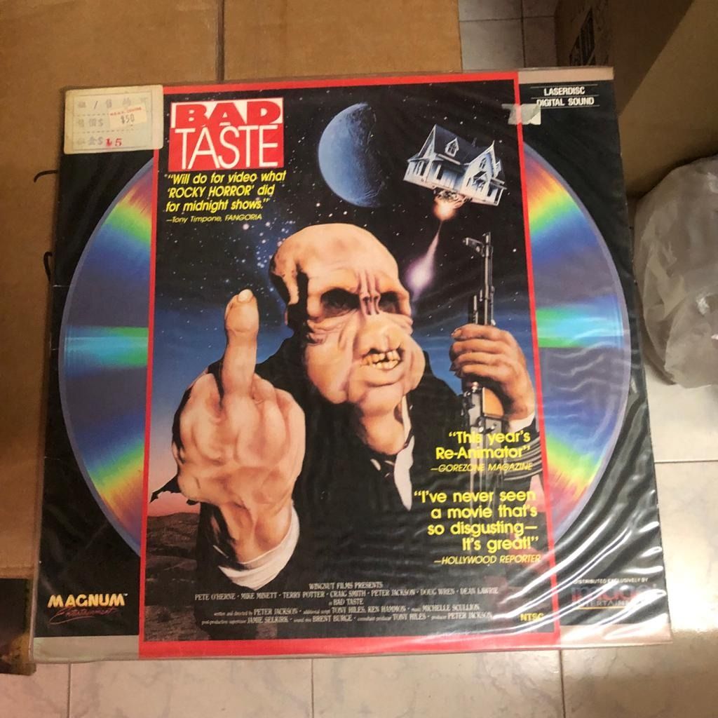 Bad Taste - 魔戒三部曲導演 Peter Jackson 執導經典 LD Laserdisc 雷射大碟, 興趣及遊戲, 音樂、樂器 ...