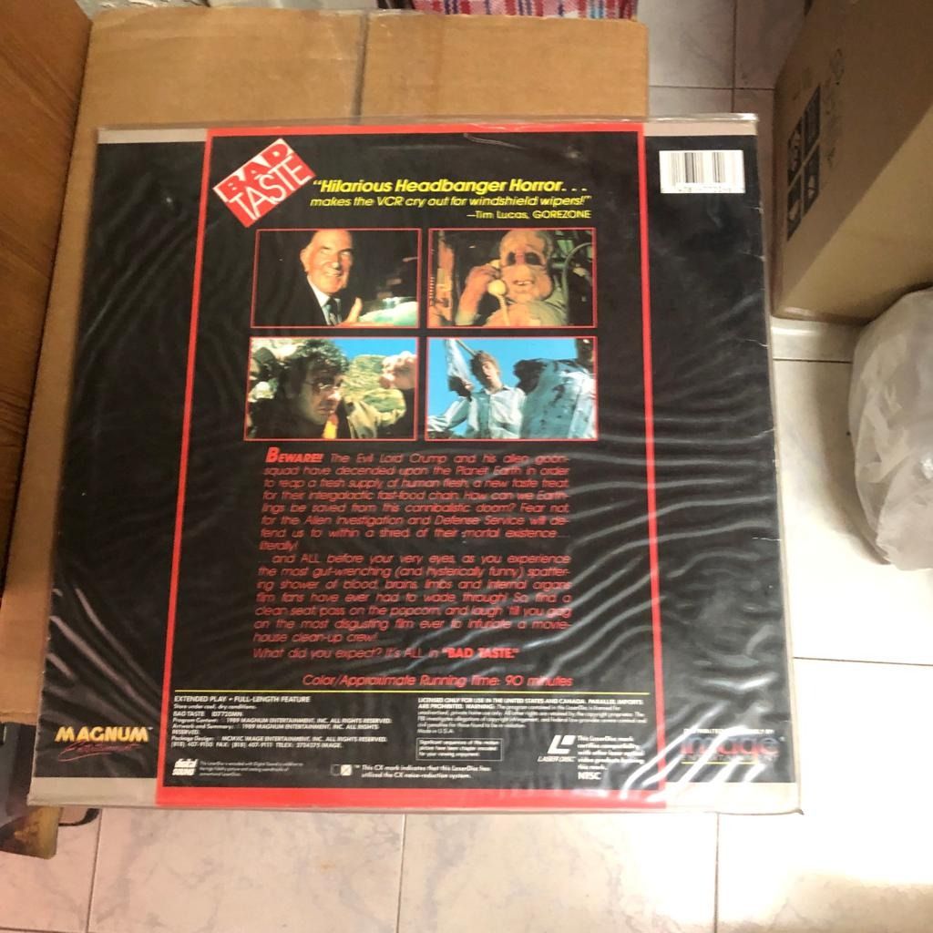 Bad Taste - 魔戒三部曲導演 Peter Jackson 執導經典 LD Laserdisc 雷射大碟, 興趣及遊戲, 音樂、樂器 ...