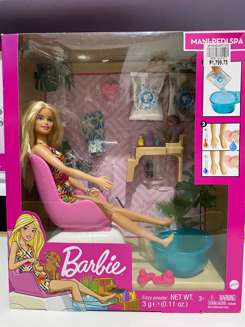 Barbie Pedi Mani Spa, Hobbies & Toys, Toys & Games on Carousell