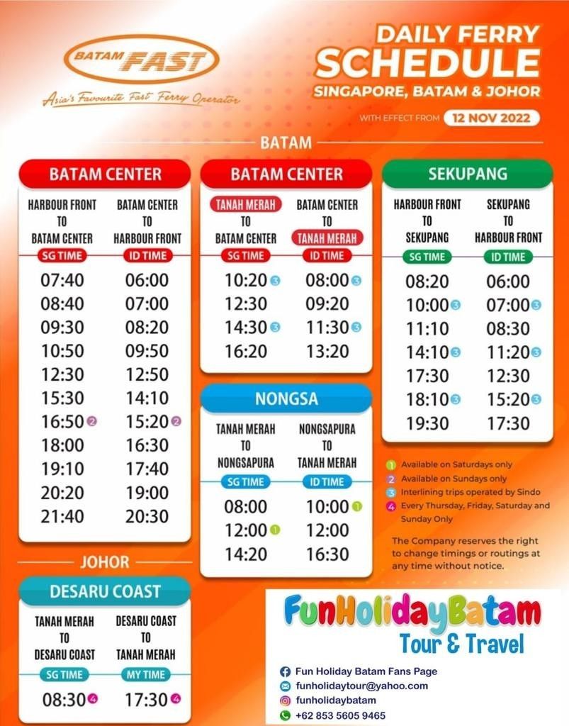 Batamfast ferry Desaru, Tanjung Pengelih, Tickets & Vouchers, Flights ...