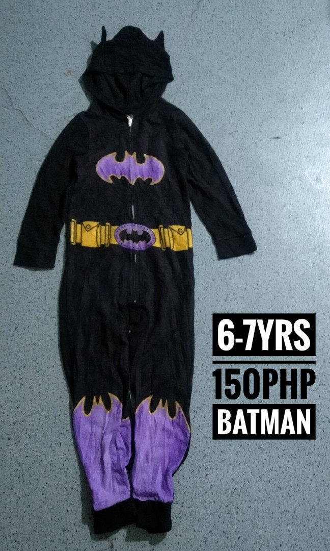 BATMAN FROGSUITS ONESIE FOR 6-7YRS OLD, Babies & Kids, Babies & Kids ...