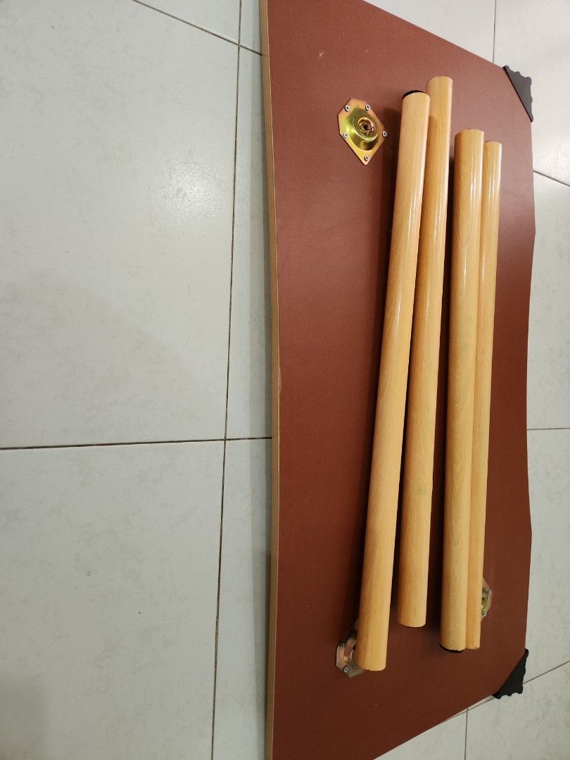 Beige study table, Furniture & Home Living, Furniture, Tables & Sets on ...