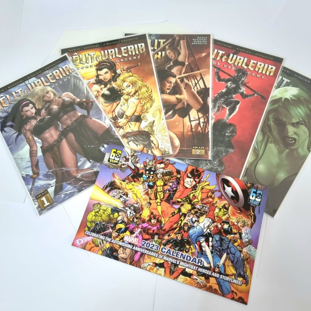 Belit & Valeria - Sword & Sorcery (free Marvel 2023 Calendar), Hobbies ...