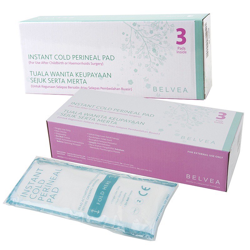 BELVEA INSTANT COLD PADS, Babies & Kids, Maternity Care on Carousell